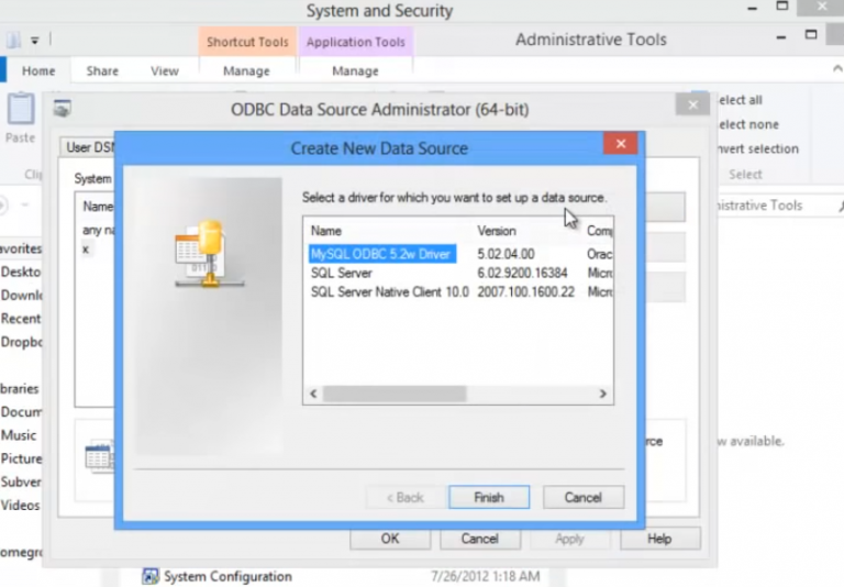 آموزش اتصال به Mysql با استفاده از ODBC