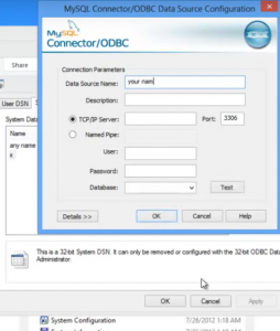 آموزش اتصال به Mysql با استفاده از ODBC
